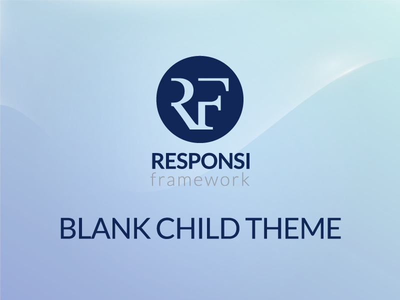 Responsi Blank Child Theme - a3rev Software