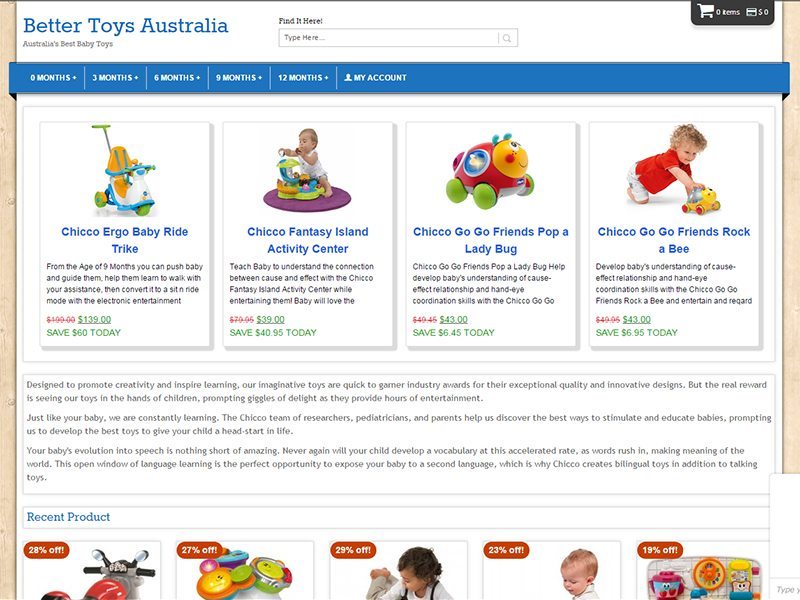 Better Toys Australia - a3rev Software